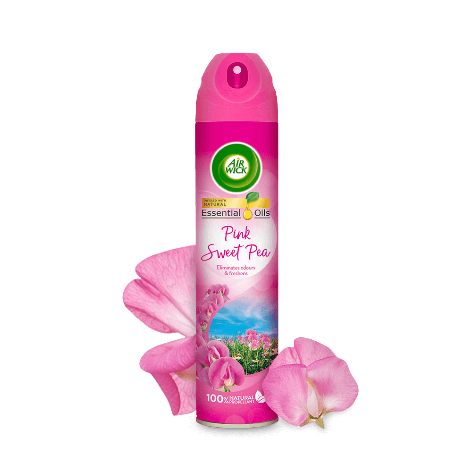 Air Wick Aerosol Pink Sweet Pea Air Freshener | Air Wick UK