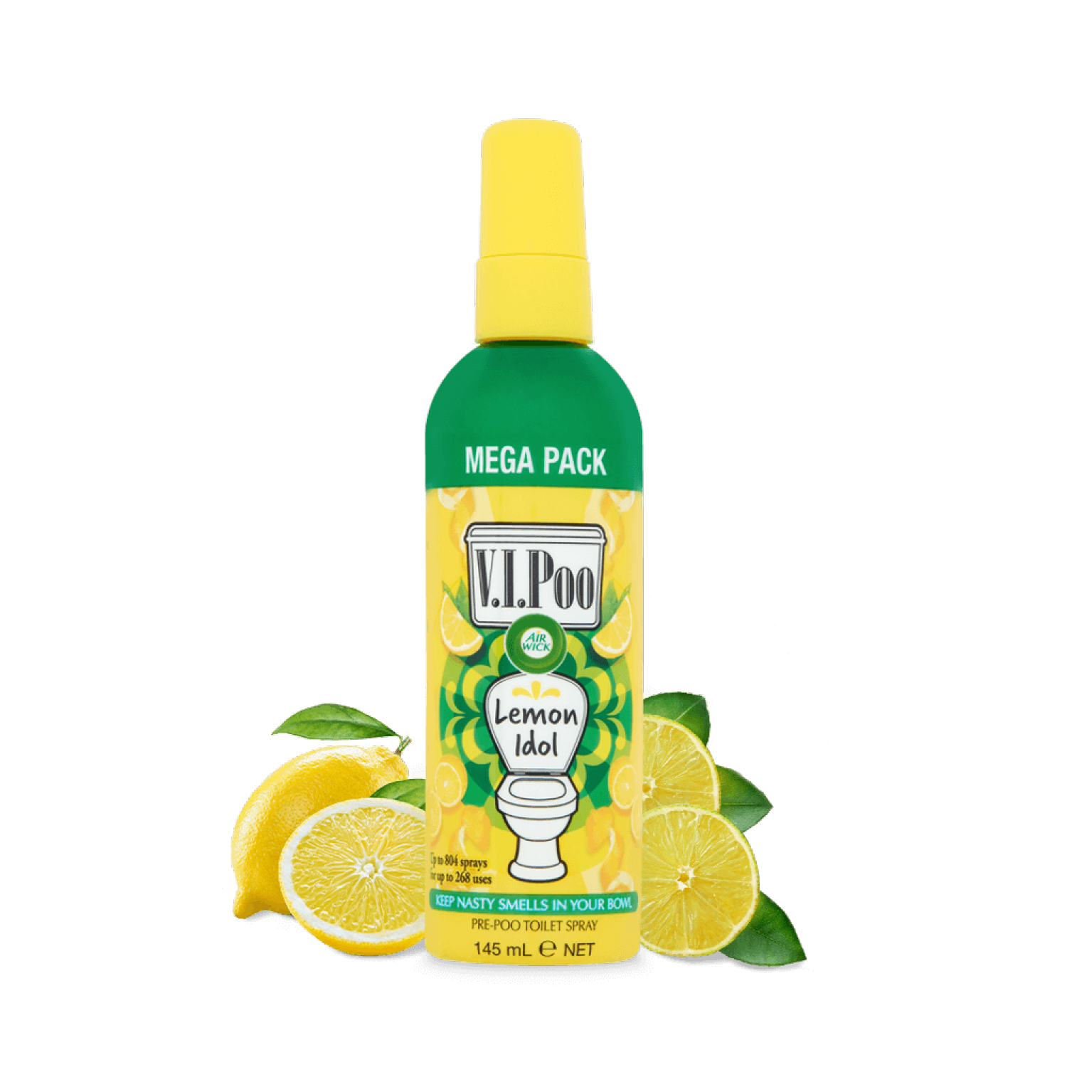 V.I.Poo Pre Poo Toilet Spray Lemon Idol 145ml | Air Wick UK