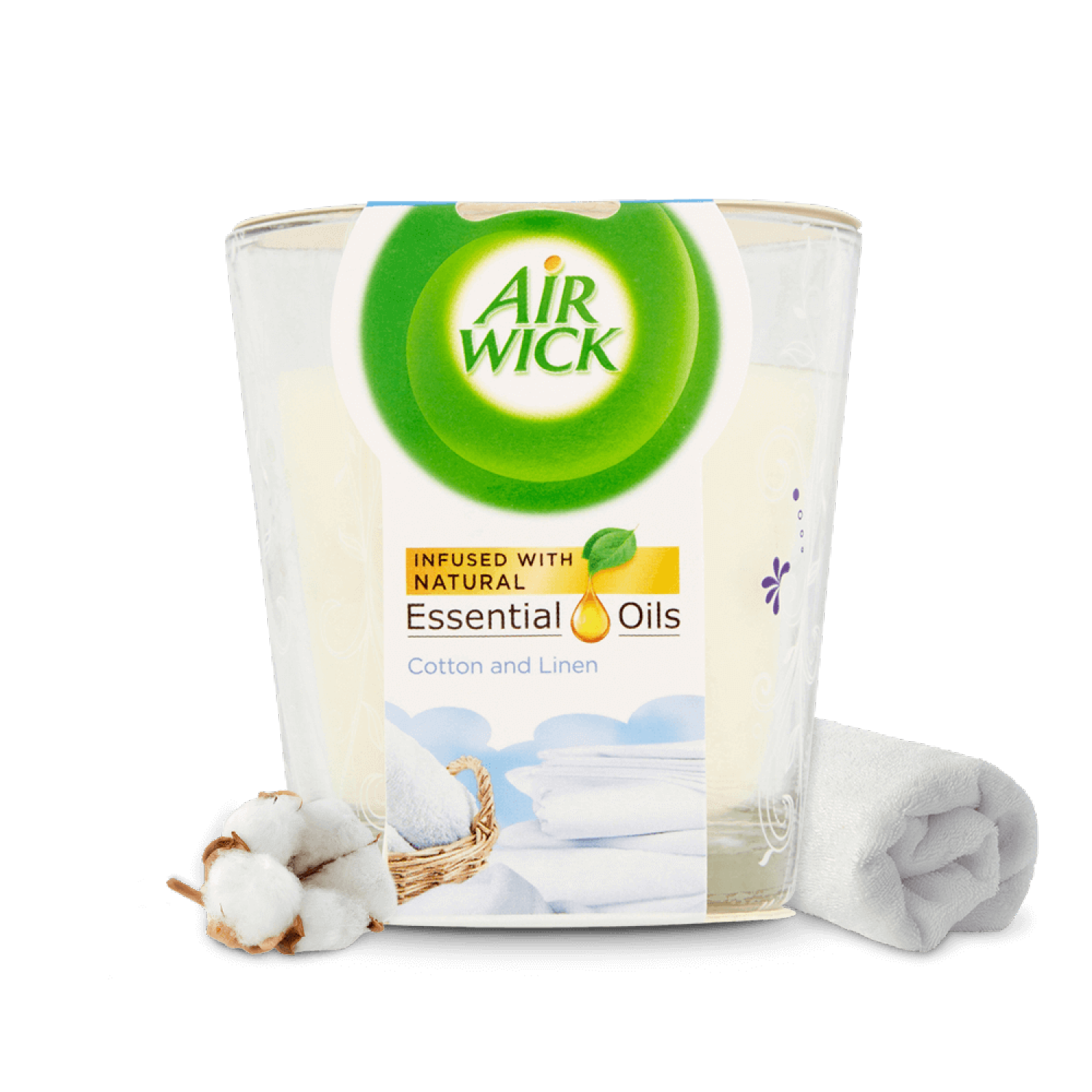 Air Wick Cotton Linen Scented Candle | Air Wick UK