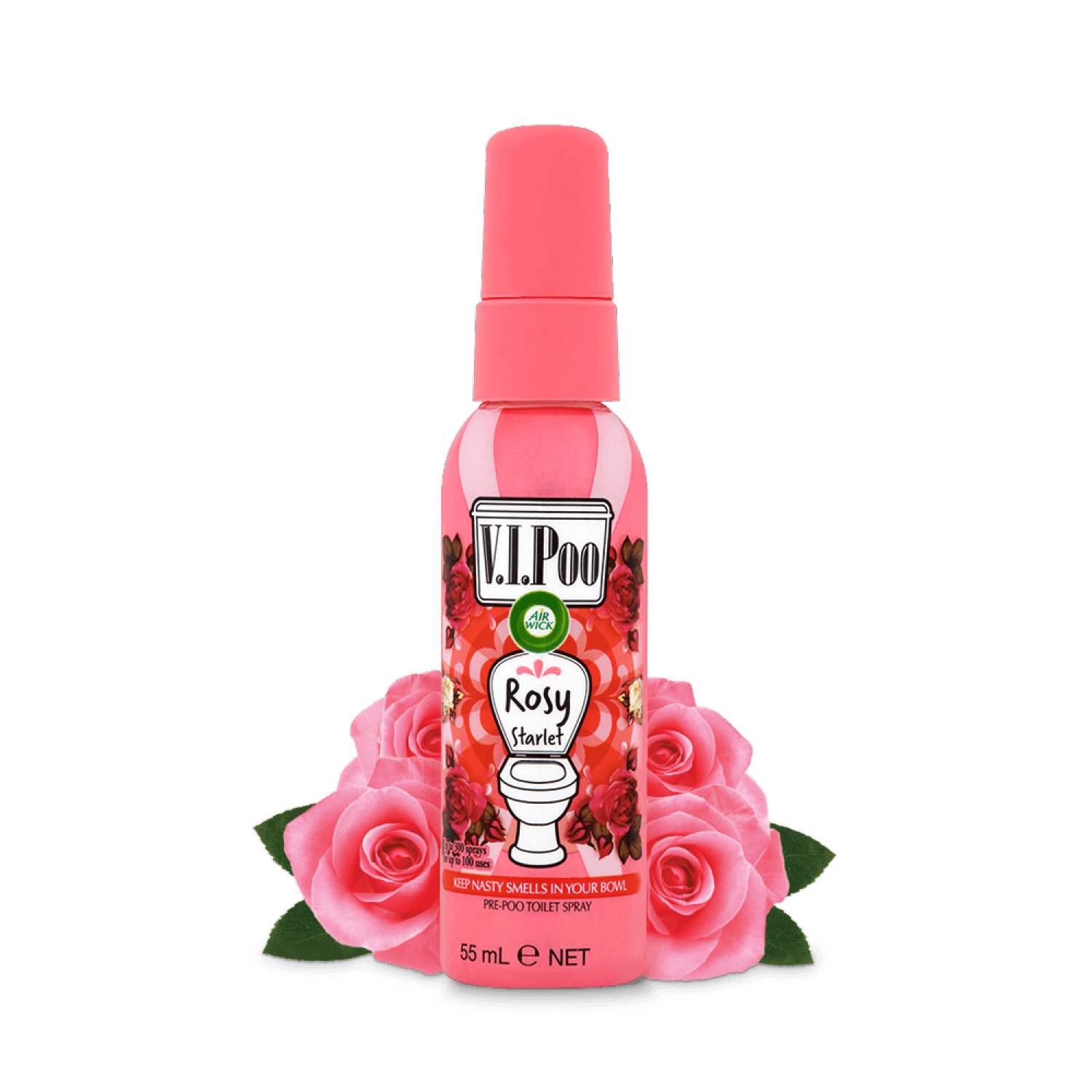 V.I.Poo Pre-Poo Toilet Spray Rosy Starlet | Air Wick UK