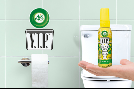 Air Wick's V.I.Poo Pre-Poo Toilet Sprays